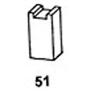 Buildalot Specialty Carbon Brushes 0744_Miller Falls_Mod. 680 for Miller Falls Mod. 680 Powertools - With