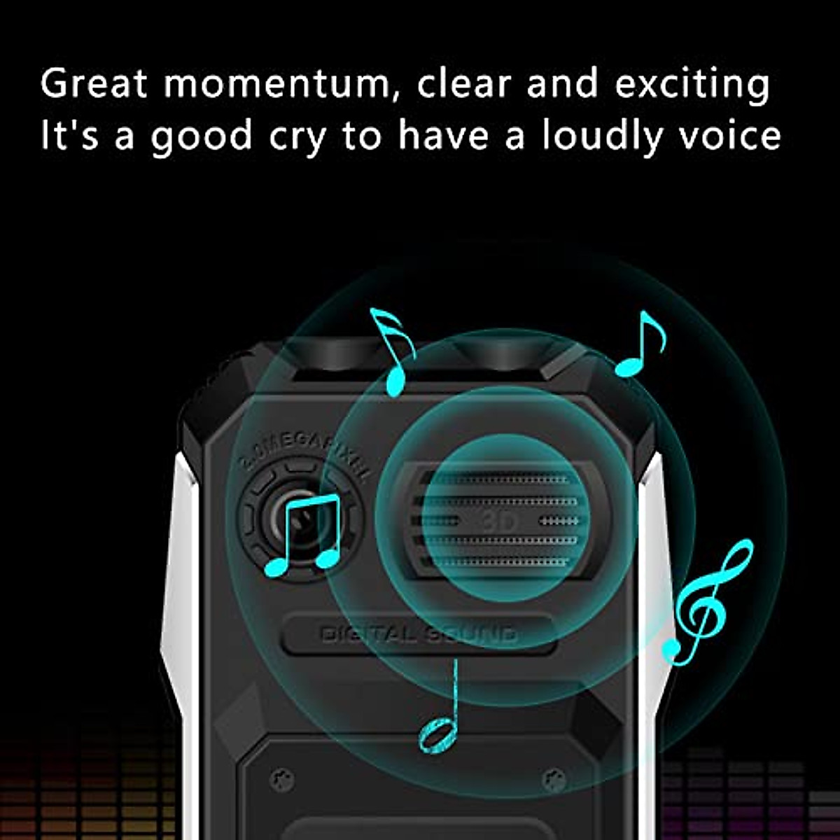 Heayzoki 2G Cell Phone for Seniors Unlocked Phone,Dual SIM Big Button 2.4in HD Screen 6800mAh Long Battery Life Seniors Cell Phone(Black)