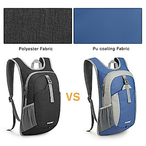 G4Free 12L Hiking Backpack, Lightweight Small Hiking Daypack for Outdoor Travel Mini Foldable Shoulder Bag