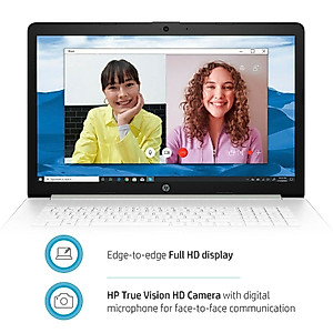 HP [Windows 11 Pro 17 17.3" FHD Business Laptop, 11th Gen Intel Dual Core i3-1115G4 Processor, 16GB RAM, 1TB PCIe SSD, Intel Integrated SoC, Wi-Fi, HDMI, Bluetooth 4.2 Combo, Silver, w/Battery