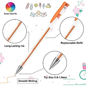 Smart Color Art 140 Colors Gel Pens Set Gel Pen for Adult Coloring Books Drawing Painting Writing