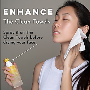 CLEAN SKIN CLUB Pineapple Glow Mist | Hyaluronic Acid + Peptides | Papaya + Coconut Extracts | Hydrating & Fortifying Face Spray | Vegan & Cruelty Free