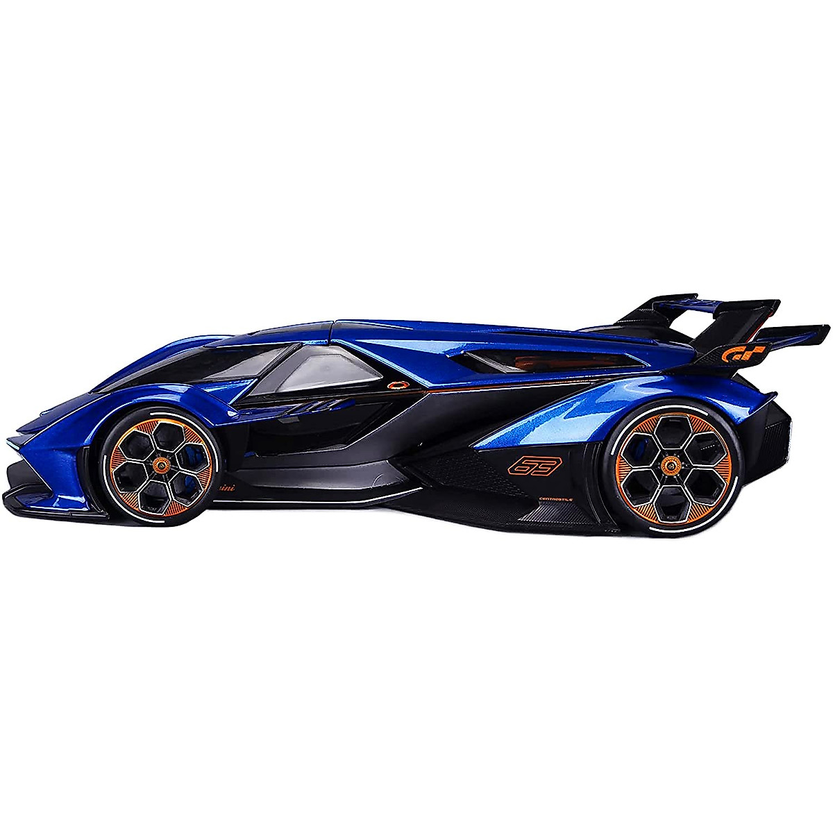 Maisto Diecast Cars Lambo V12 Vision Gran Turismo Blue Metallic 118 Diecast Model Car by Maisto 31454
