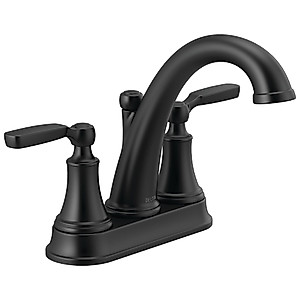 Delta Faucet 2532LF-BLTP Woodhurst Bath Faucet, Matte Black