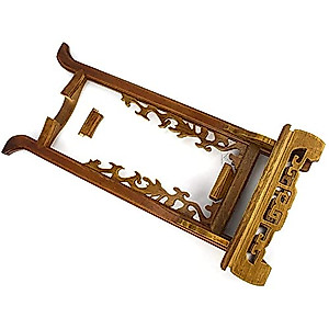 LUCKNIGHT Display Stand Vertical Sword Holder Wood Sword Rack Samurai Sword Stand Display Stand Sword Stand