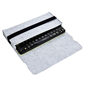 WESAPPINC Keyboard Sleeve Travel Bag Dust cover for Full-Size Mechanical and Standard Gaming Esports Keyboards (L(104/108 key up to 17.7inch))