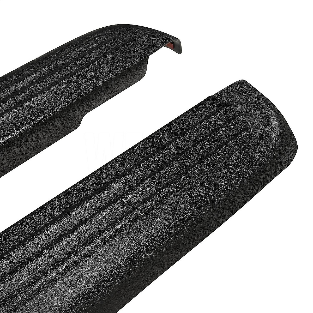 Westin 72-01151 Molded Truck Bed Rail Caps Ribbed with Stake Holes fits 1999-2007 Silverado Sierra 1500 2500 (2007 Classic only)(6'6" bed) Textured Black 1 Pair