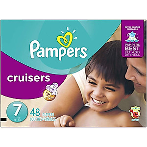 Pampers Size 7 Cruisers Diapers, 48 Count