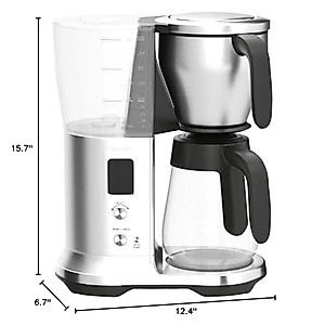 Breville Precision Brewer Glass Coffee Maker, Brushed Stainless Steel, BDC400BSS