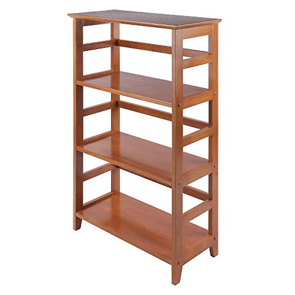 Winsome Wood Studio Shelving, Honey & Wood Mission Shelving, Natural
