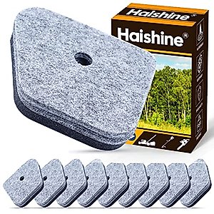 Haishine 10Pcs Air Filters for Stihl Weed Eater, Air Filter OEM Replacement Code 4180-120-1800 for STIHL FS90 FS130 HT101 FS87 FR130T HT100 HT130 KM100 FC100 FS310 HL90K SP90 FT100 Series Trimmer