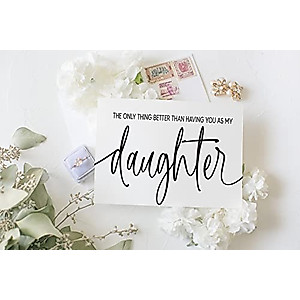 Will You Be My Maid of Honor Proposal Card for Daughter, Greeting Card for Bridesmaid Proposal Box, Best Friend Bridal Party from Bride and Mom (Daughter/Maid of Honor)