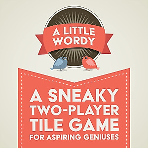 A Little Wordy by Exploding Kittens - 2 Players - Ages 10+ - 15 Minutes to Play - Letter Tile Word Game - Couples Game, Date Night Game, Adult and Teen Board Game