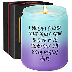GSPY Scented Candles - Get Well Soon Gifts for Women - Get Well Gifts, Sympathy Gift - Surgery Recovery, Feel Better, Grieving, Condolence, Divorce, Sorry for Your Loss, Chemo, Cancer Gifts for Women