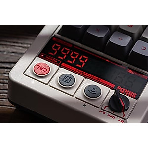 8BitDo Retro 18 Mechanical Numpad, Supports Calculator Mode, Bluetooth/2.4G/Wired Numpad for Windows and Android - N Edition