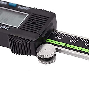 Sattiyrch Digital Caliper Stainless Steel with Large LCD Screen 6 Inch Millimeter Fractions Conversion Electronic Vernier Caliper Measuring Tool (6 inch)