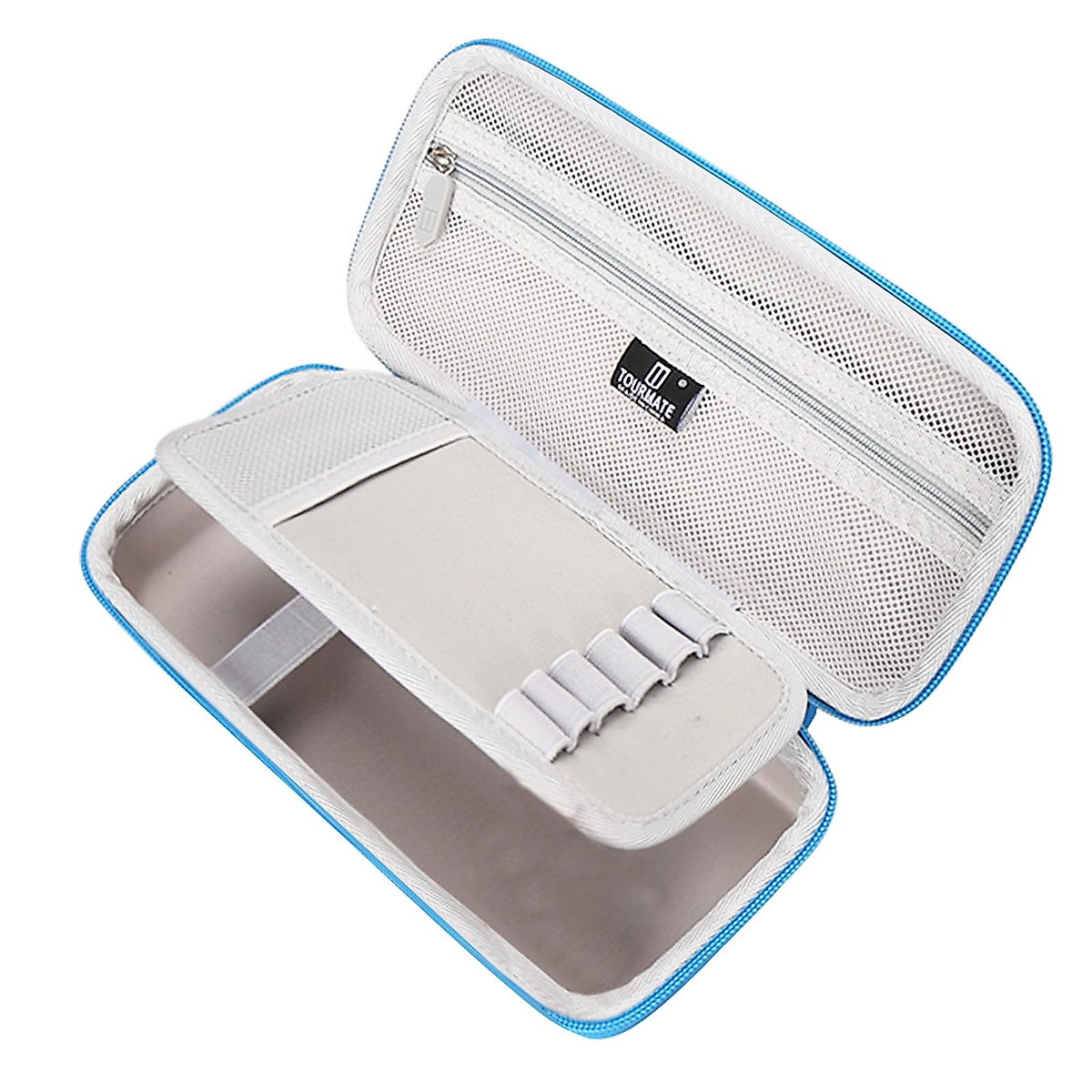 Tourmate Hard Stethoscope Case for 3M Littmann Classic III/Lightweight II S.E. /Cardiology IV Diagnostic/MDF Acoustica Deluxe Stethoscopes, Case Only (Blue)