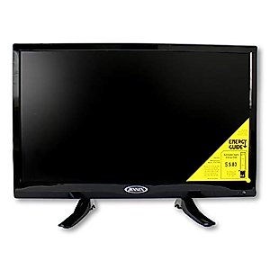 Jensen JTV1917DVDC 19 Inch RV LCD LED TV with Build-In DVD Player, High Performance Wide 16:9 LCD Panel, Resolution 1366 x 768, Integrated HDTV (ATSC) Tuner, HDTV Ready (1080p, 720p, 480p), 12V DC