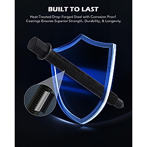 Orion Motor Tech Gear Puller Set, 3" 4" 6" 8" 3 Jaw Puller Kit for Pulley Gear Bearing Flywheel Removal, Heavy Duty Pulley Puller with Reversible Jaws 4 pcs Bearing Puller Tool Kit