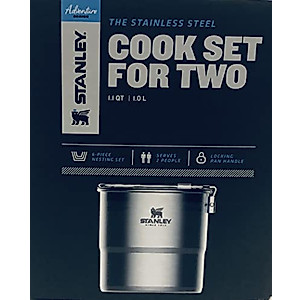 Stanley 10-09997-001 The Cook Set for Two Stainless Steel 1.1QT / 1.0L