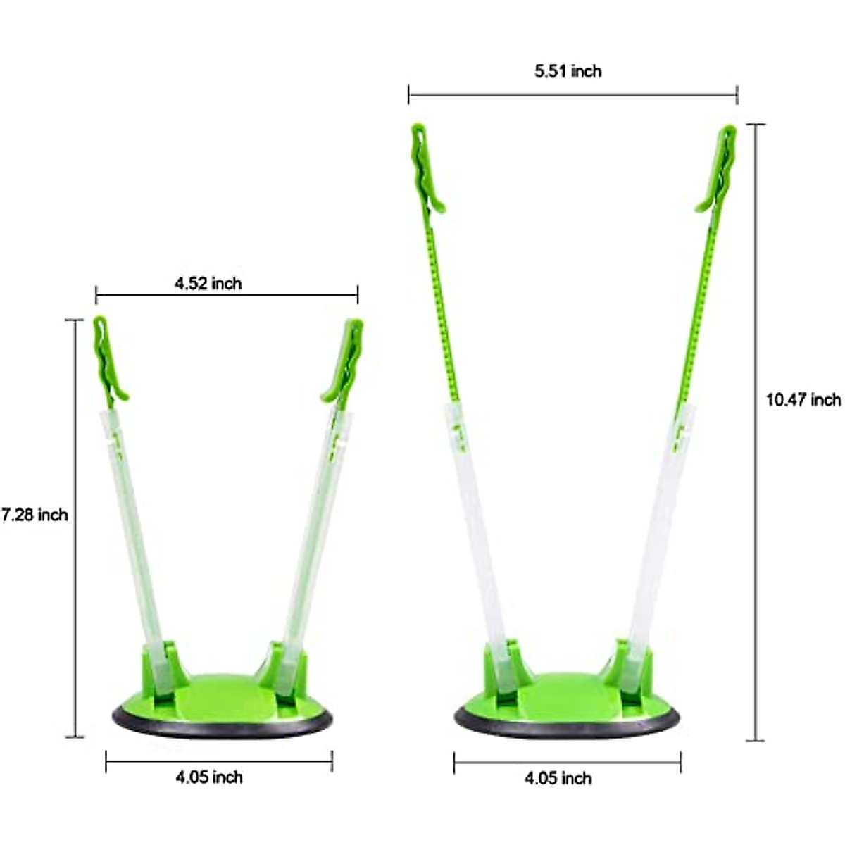 Baggy Rack -Sandwich Bag Racks Holder，Food Storage Bags Clip， For Food Prep Bag/plastic Freezer Bag/Ziploc Bag Holder Stand, Meal Planning/prep Bag Holders（6pcs)