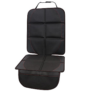 FYY Car Seat Protector for Child Car Seat, [1 Pack] XL Size Auto Car Seat Cover with Thickest Padding, Waterproof 600D Fabric, Best Coverage, Non-Slip Backing and Mesh Pockets for Handy Storage