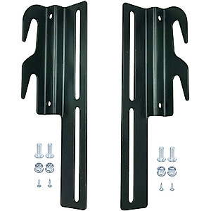 CAFORO #711 Bolt-On to Hook-On Conversion Bed Frame Brackets, Bed Rail Headboard Bracket, Bed Hook Adapter Kit (Set of 2)