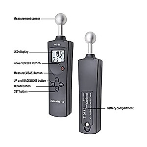 XG-01 Pinless Moisture Meter for Non-Destructive Moisture Detection in Drywall, Wood, and Masonry-Spherical sensor