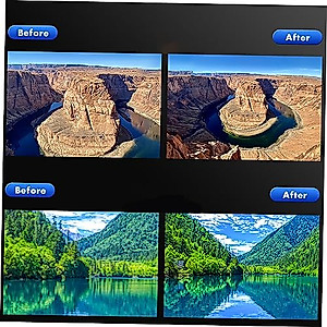 NOLITOY 2 Sets Generic Microscope Travel Compatible for iPhone with Cell Long-Focus Univeral for Monocular X Pocket Camera Telephoto Smartphone Watching Smart Photography Lens Clip