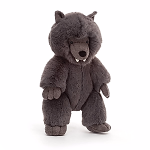 Jellycat Wilf Wolf Stuffed Animal, 11" | Wolf Plush Toy | Classic Children's Gift | Halloween Plush