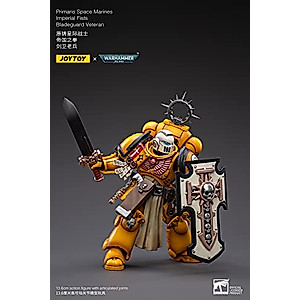 HUAXI DARK SOURCE(HAINAN)TECH JOYTOY WH 40K PRIMARIS Imperial FIST BLADEGUARD Vet 1/18 FIG