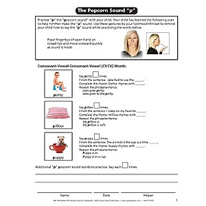 Super Duper Publications | Webber® Big Apraxia Carryover Worksheets | Educational Resource for Children