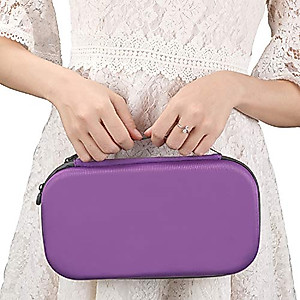 Travel Carrying Case Bag for ADC/Omron/MDF Stethoscope & Nurse Accessories Extra Room with Mesh (Purple)