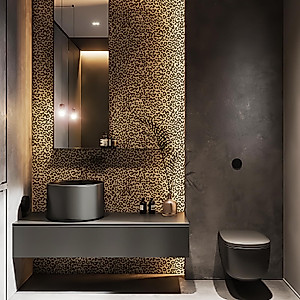 JiffDiff Leopard Print Peel and Stick Wallpaper, Waterproof Removable Self Adhesive Textured Wall Paper, Yellow Unique Funky Cheetah Contact Paper for Bedroom and Bathroom 240"X17.3"(28.8 sq. ft)