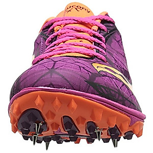 Saucony Women's Shay XC4-W, Raspberry/Vizi Orange, 6 M US