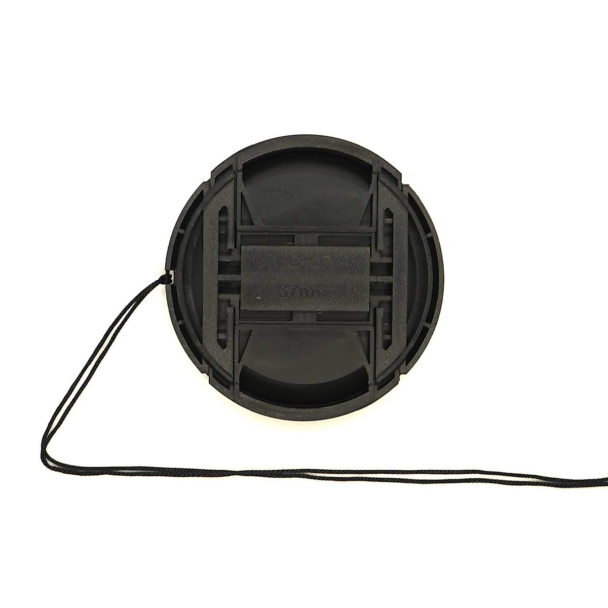 67MM Lens Cap Cover for Canon 77D 90D w/ EF-S 18-135mm Lens Cap Nikon D750 D780 w/ 18-105mm 16-85mm Lens Cap [2 Pack]