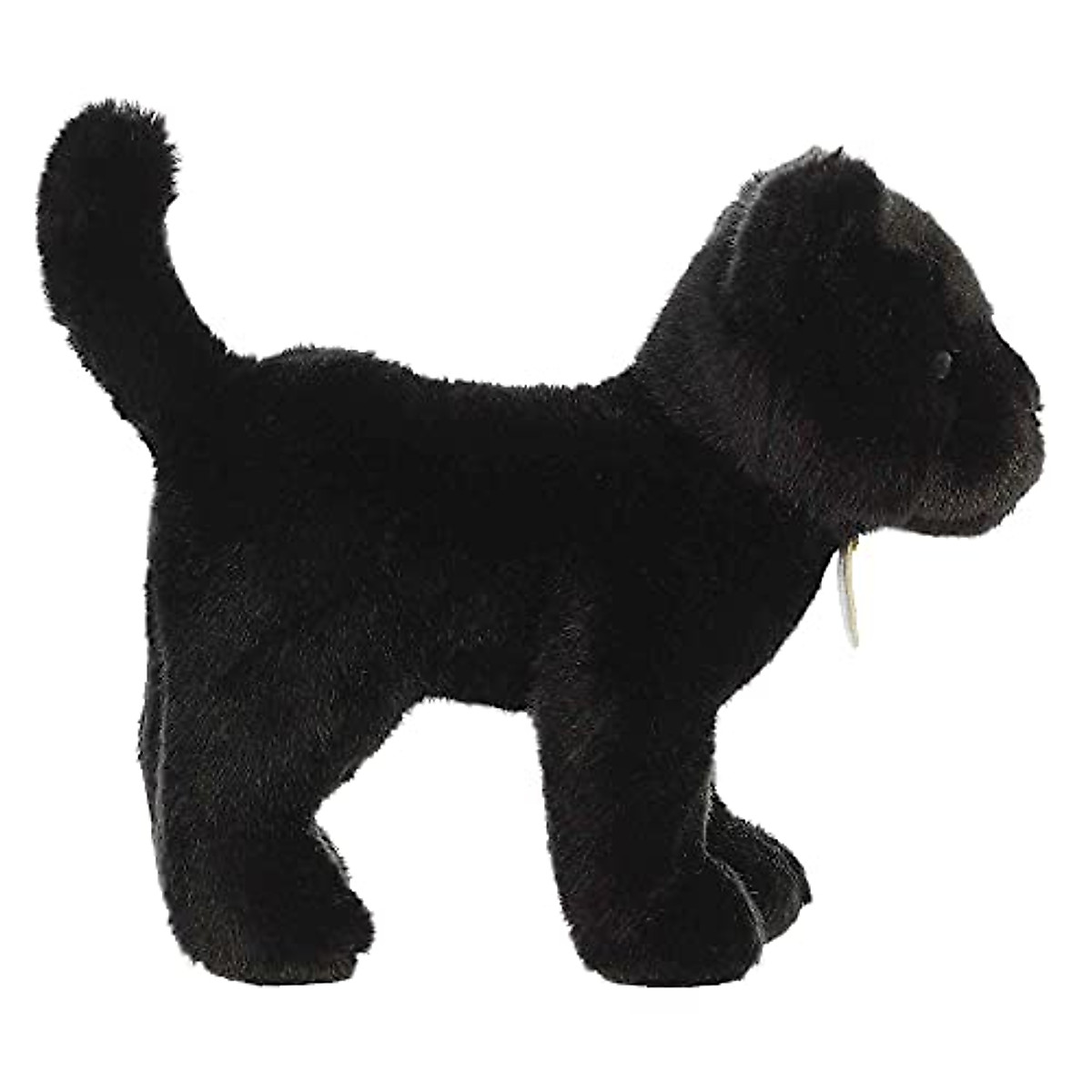 Aurora® Realistic Miyoni® Panther Stuffed Animal - Lifelike Detail - Cherished Companionship - Black 10 Inches