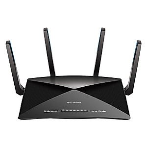 NETGEAR Nighthawk X10 Smart WiFi Router (R9000) - AD7200 Wireless Speed (up to 7200 Mbps) for 60Ghz WiFi Devices | Up to 2500 sq ft Coverage | 6 x 1G Ethernet, 1 x 10G SFP+, and 2 USB ports