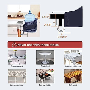 MTWML Hook On Chair,Portable High Chair,Clip On High Chair to Table,Table High Chair for Babies and Toddlers,Baby Feeding High Chair That Attaches to Table,Baby Booster Seat for Table (Black)