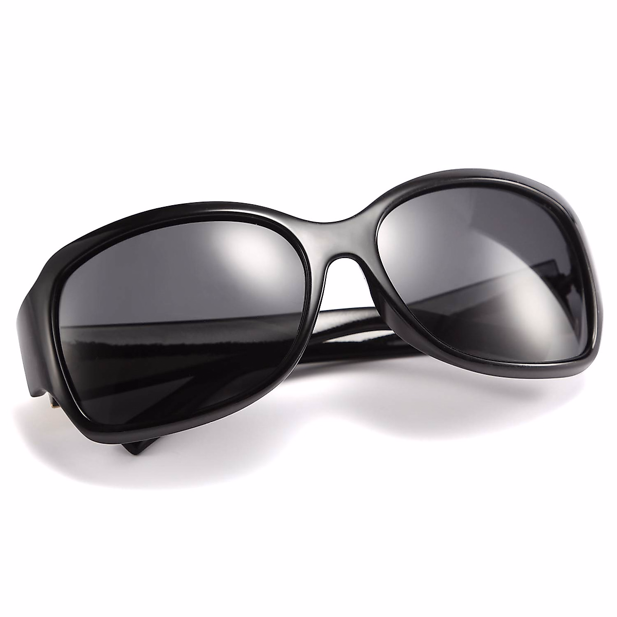 FEISEDY Classic Oversized Polarized Sunglasses Women Wrap Square Shades B2504