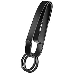 Manesi Duty Belt Key Holder, Superior Key Ring Holder, Upgraded Quick Release Belt Key Clip with Keyrings for Police, Law Enforcement and Workers