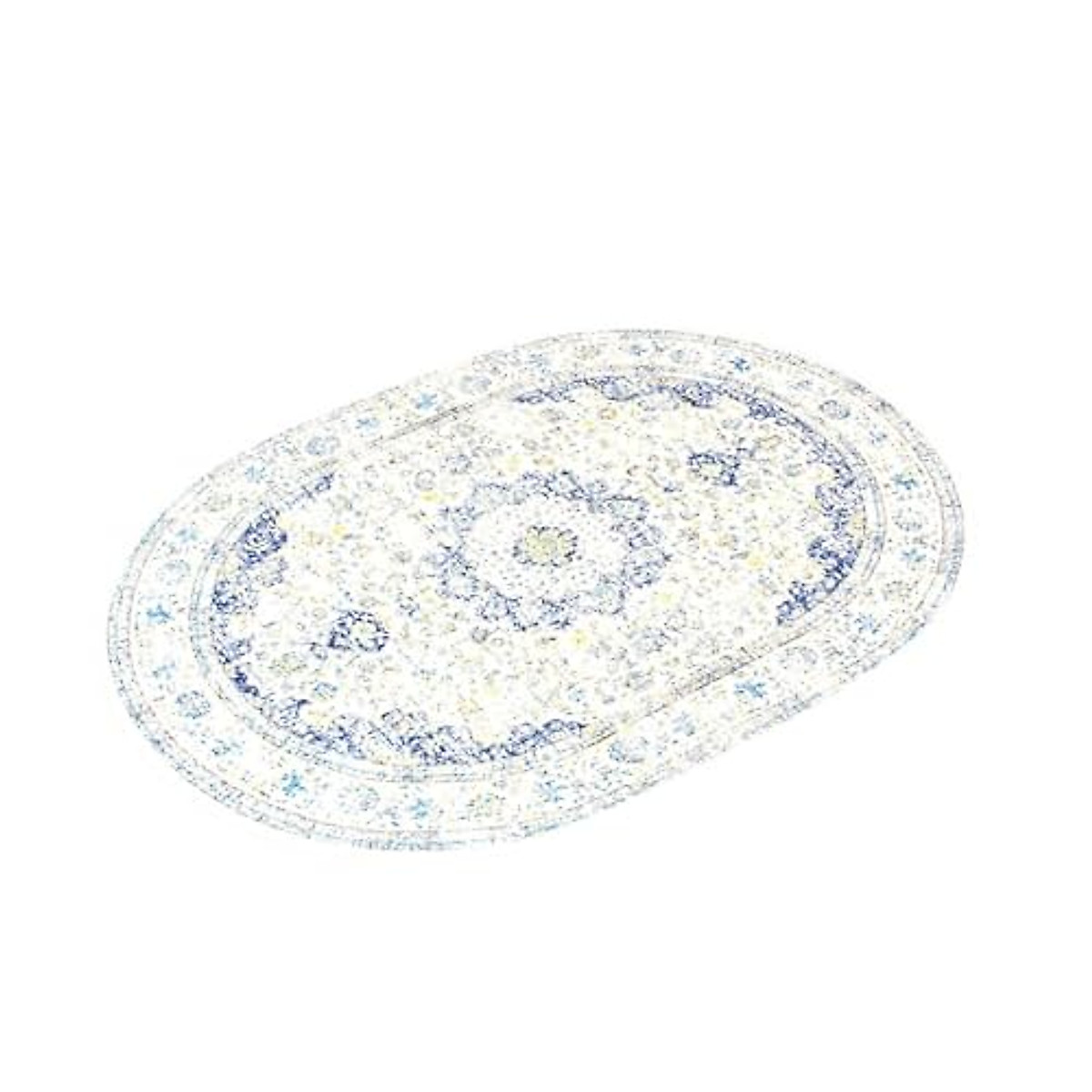 nuLOOM Paisley Verona Vintage Persian Area Rug, 6' 7" x 9' Oval, Blue