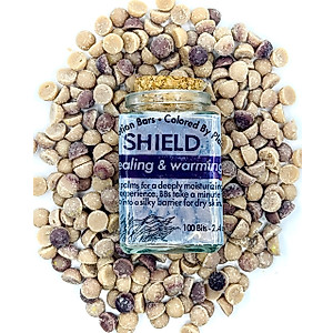 Cinnamon & Pepper lotion bars. Shield Butter Bits for dry skin. Single-serving hand cream. Organic. Vegan. Zero-waste (100 & Jar)