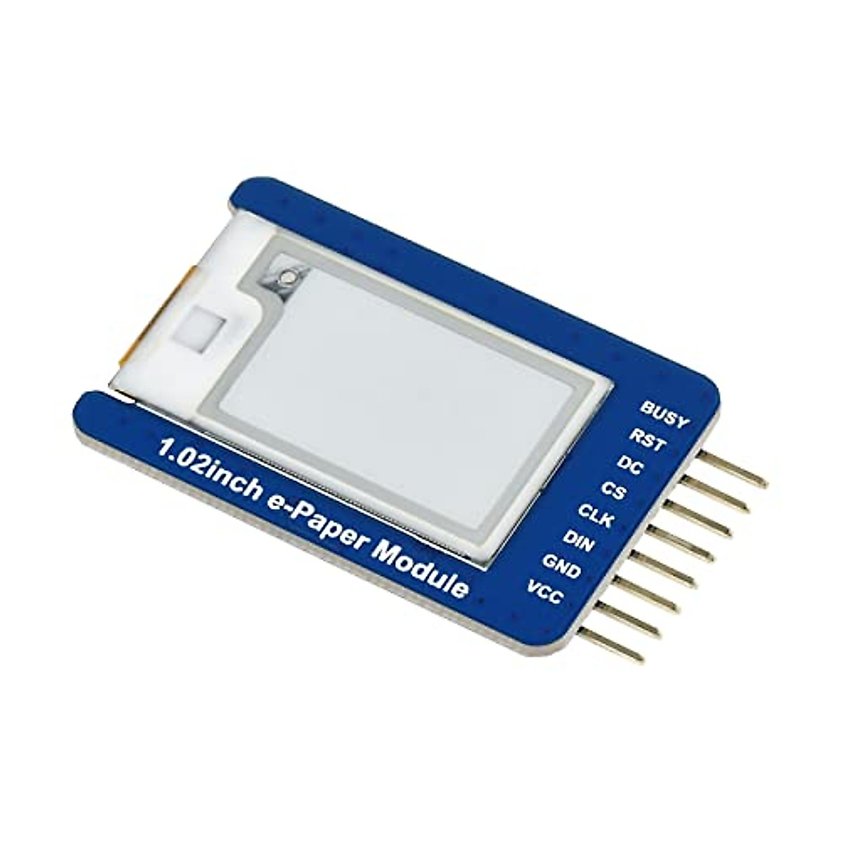 waveshare 1.02inch E-Ink Display Module Compatible with Raspberry Pi4B/3B+/3B/2B/B+/A+/Zero/Zero W/WH/Zero 2W 128×80 Resolution Black/White Dual-Color SPI Interface Supports Partial Refresh