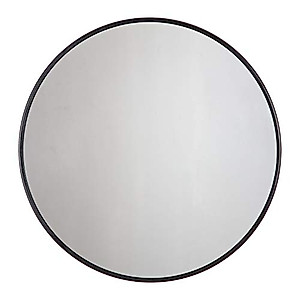 Habitat MR3719W Adelina Circular Mirror, Black
