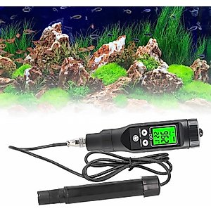 Generic Dissolved Oxygen Meter, Dissolved Oxygen Test Kit with Pen Shaped Polarographic Probe, Portable DO Tester for Aquarium Aquaculture Water Test, Bluetooth App Control, DO Range 0.0‑30.0mg/L