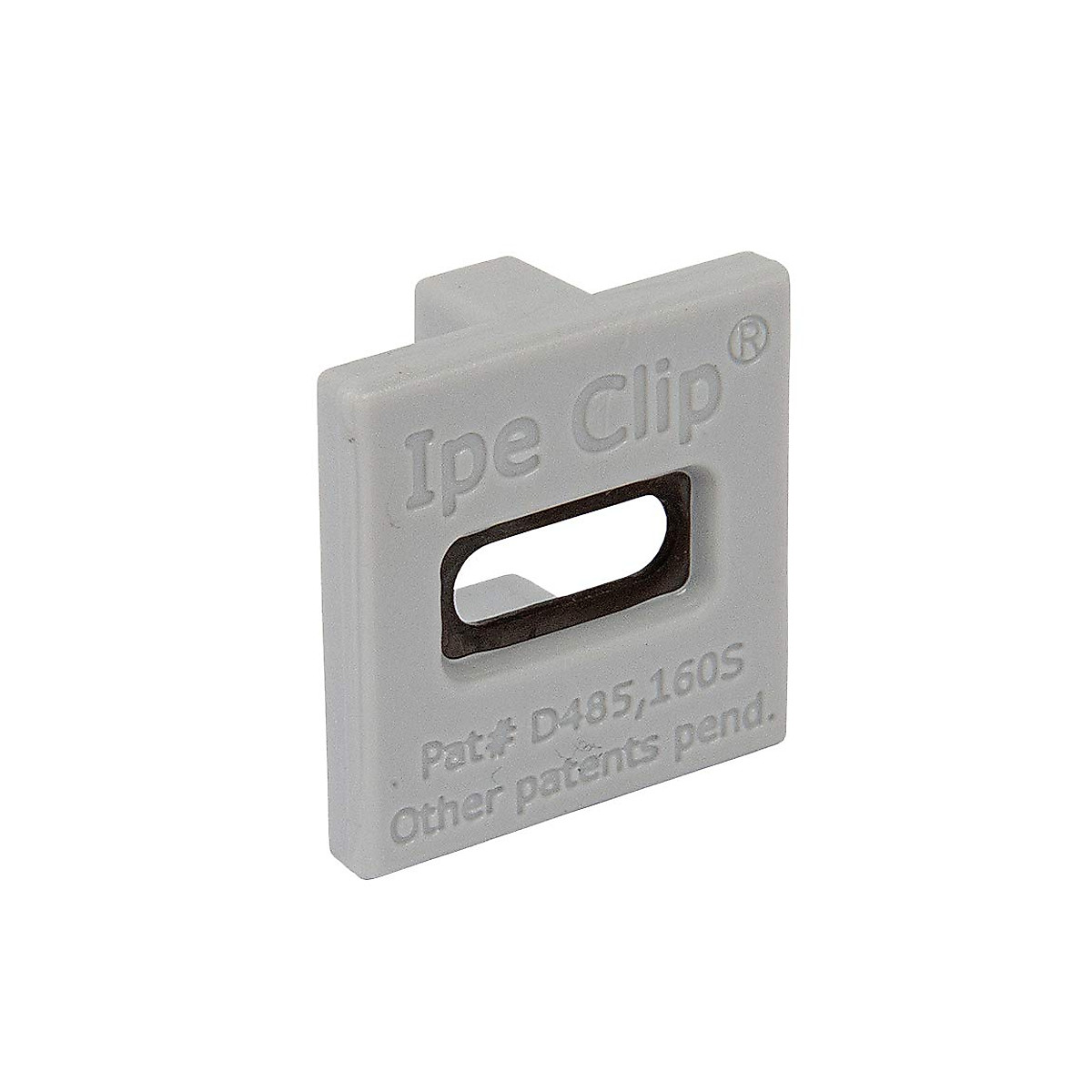 DeckWise (Grey) Ipe Clip EXTREMEKD Hidden Deck Fasteners, 1/4" Spacing, Stainless Steel Black #8x2" Trim-Head Screws for 300 Sq. Ft. of KD Hardwood, Thermal or Composite Decks (525 Bucket)