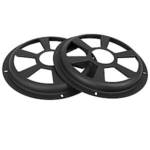 X AUTOHAUX Universal 8 Inch Black Car Audio Speaker Hollow Mesh Subwoofer Grill Cover Protector 2 Pcs