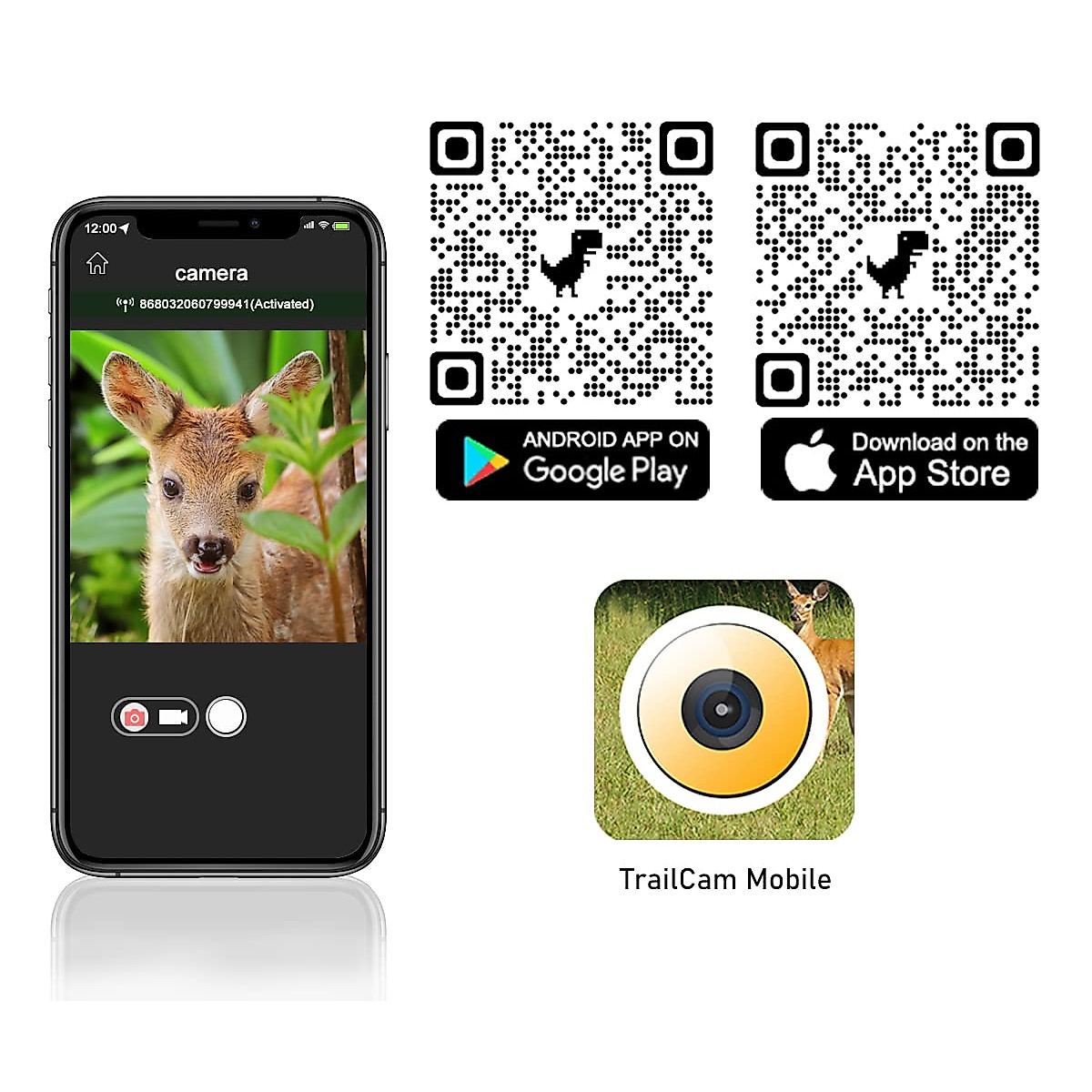 Folgtek 4G Cellular Trail & Game Camera 32MP 1296P with SIM Card Sends Pictures to Cell Phone, Night Vision & Motion Detection 120° Wide Angle 0.1s Trigger Time for Outdoor, Home