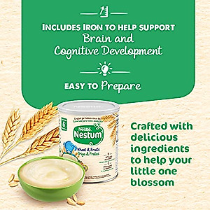 Nestle Nestum, Wheat & Fruits, 9.5 Ounce (Pack of 12)